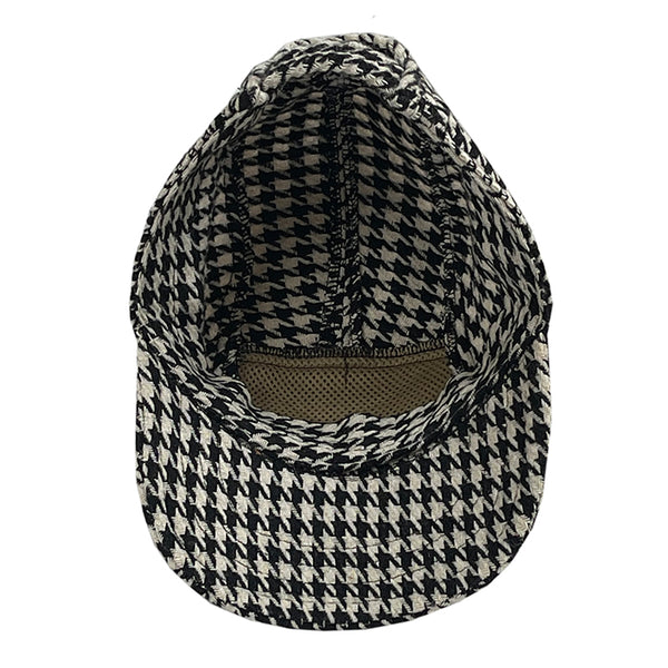 Wool Houndstooth Run Cap - BRANDT-SORENSON